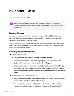 Blueprint Ch1 - This includes: Dimensions of personality, such as ...