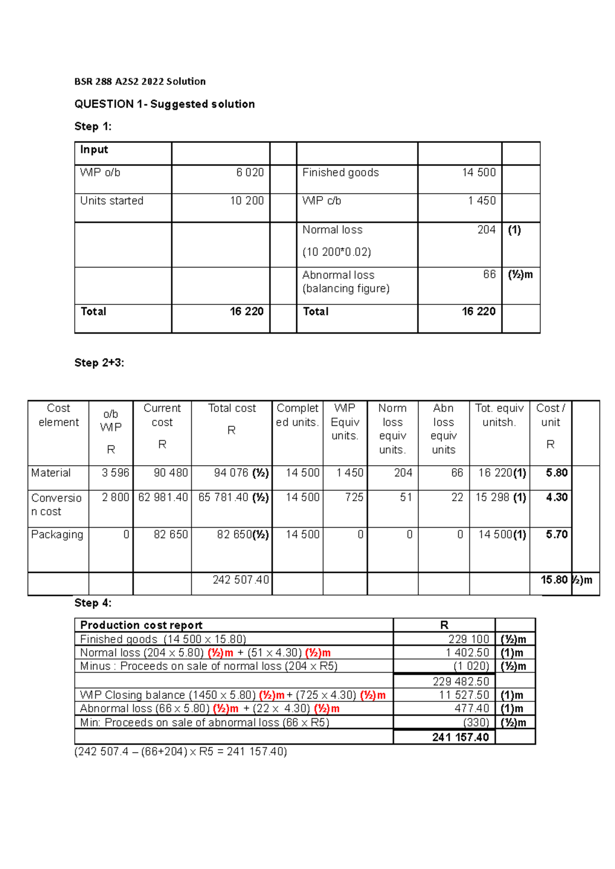 A2S2 BSR 288 2022 Solution (10) - BSR 288 A2S2 2022 Solu on QUESTION 1 ...