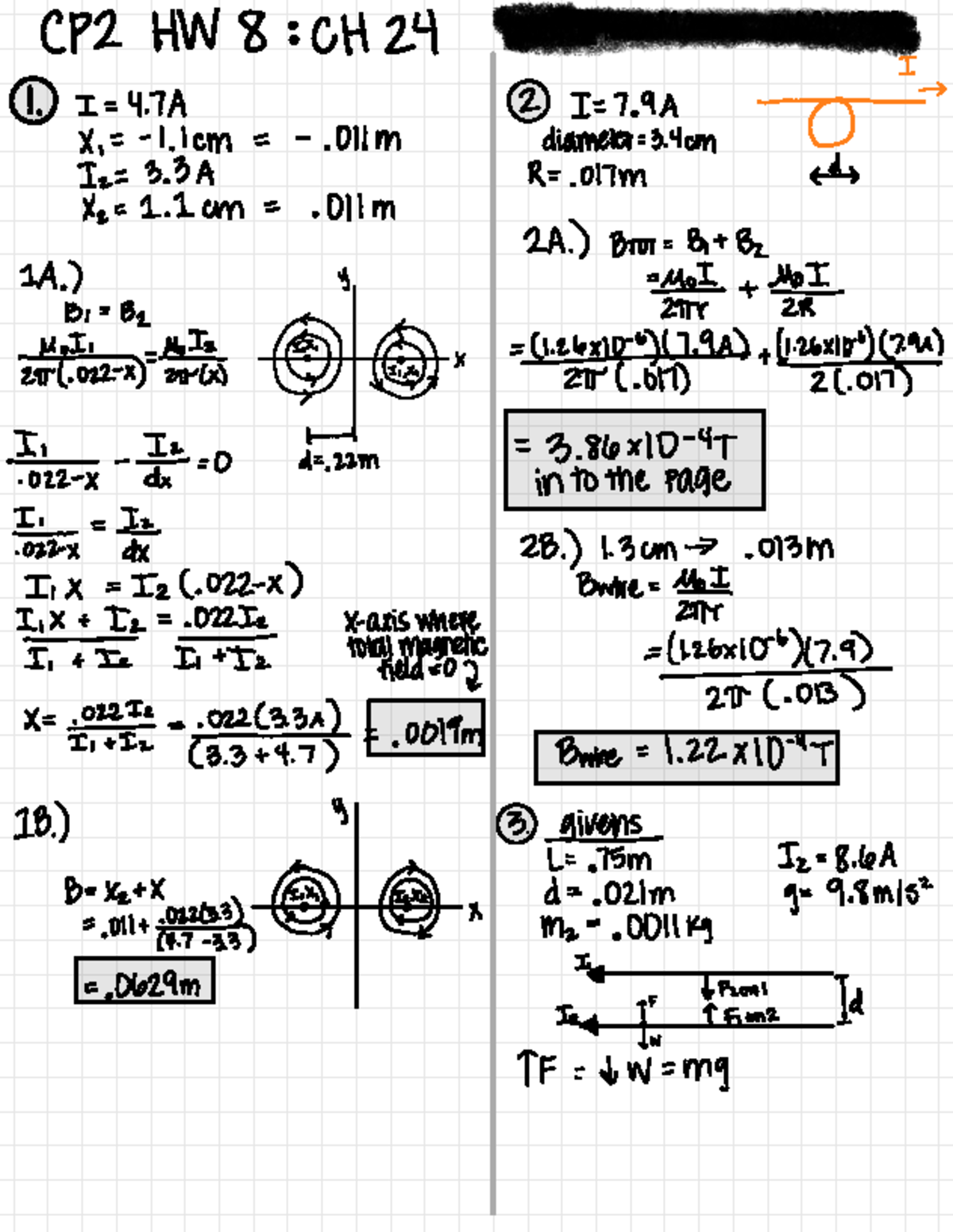 CP2 HW 8. Ch 24 - College physics 2 homework 8 over chapter 24 answers. Tacy minor is the ...
