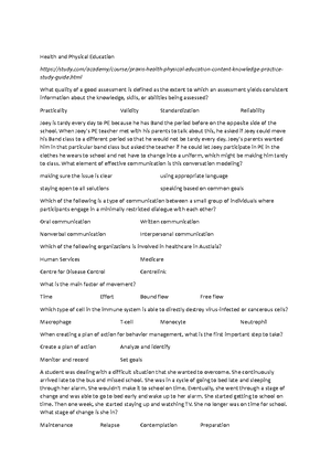 Health ABS Life expectancy Explained answers - HEALTH - SELF ASSESSED ...