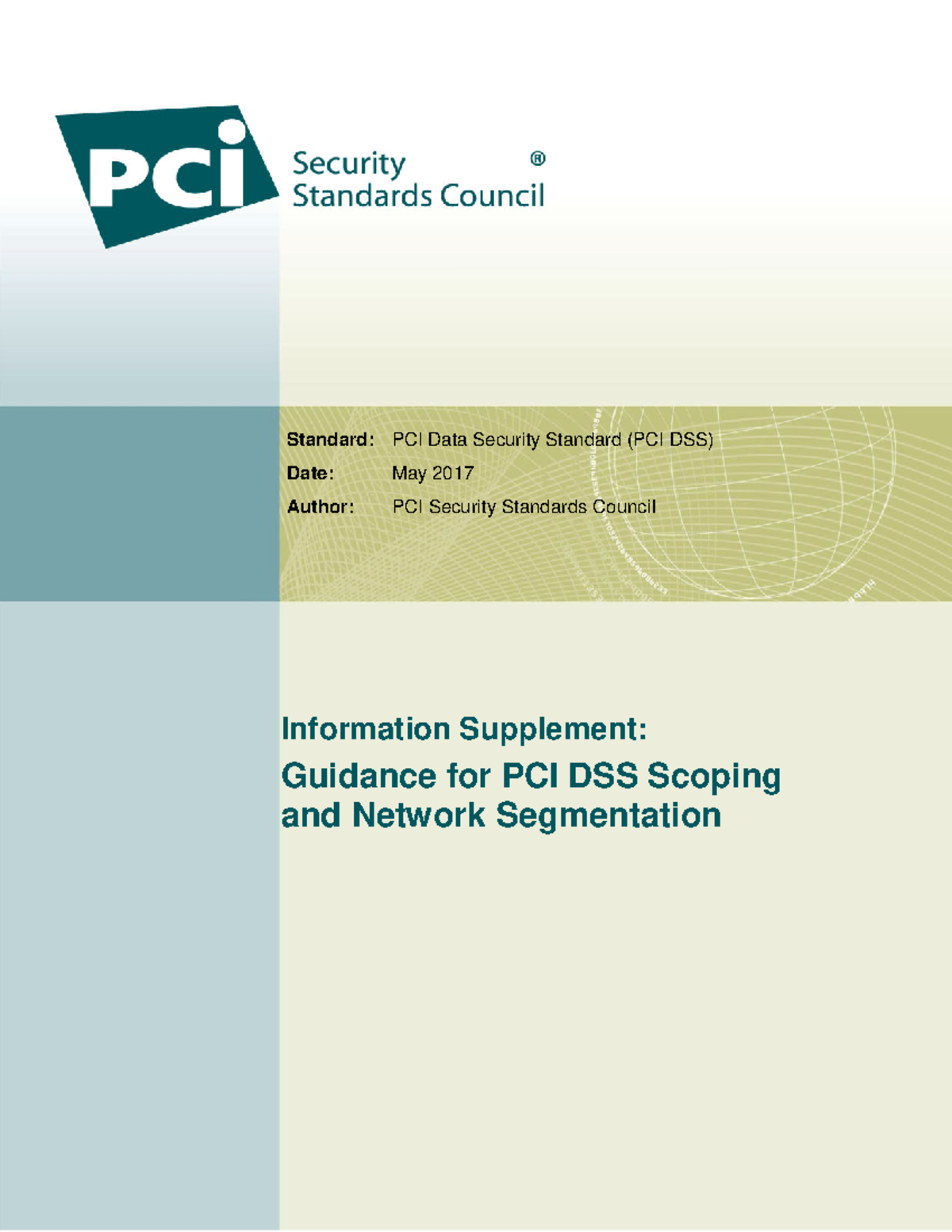 Guidance-PCI-DSS-Scoping-and-Segmentation v1 1 - Standard: PCI Data ...