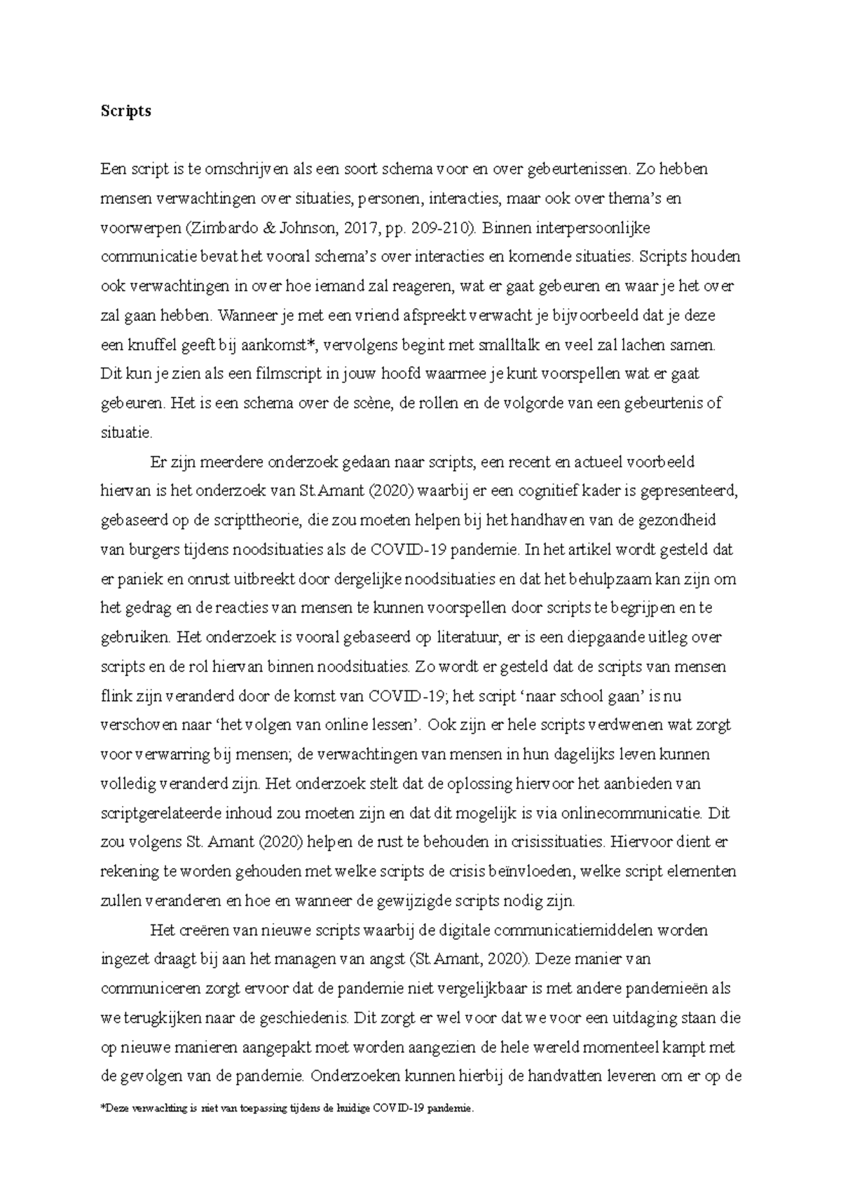 Scripts - Verplichte opdracht. - Scripts Een script is te omschrijven ...