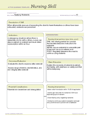 Discharge Planning Remediation - ACTIVE LEARNING TEMPLATES THERAPEUTIC ...