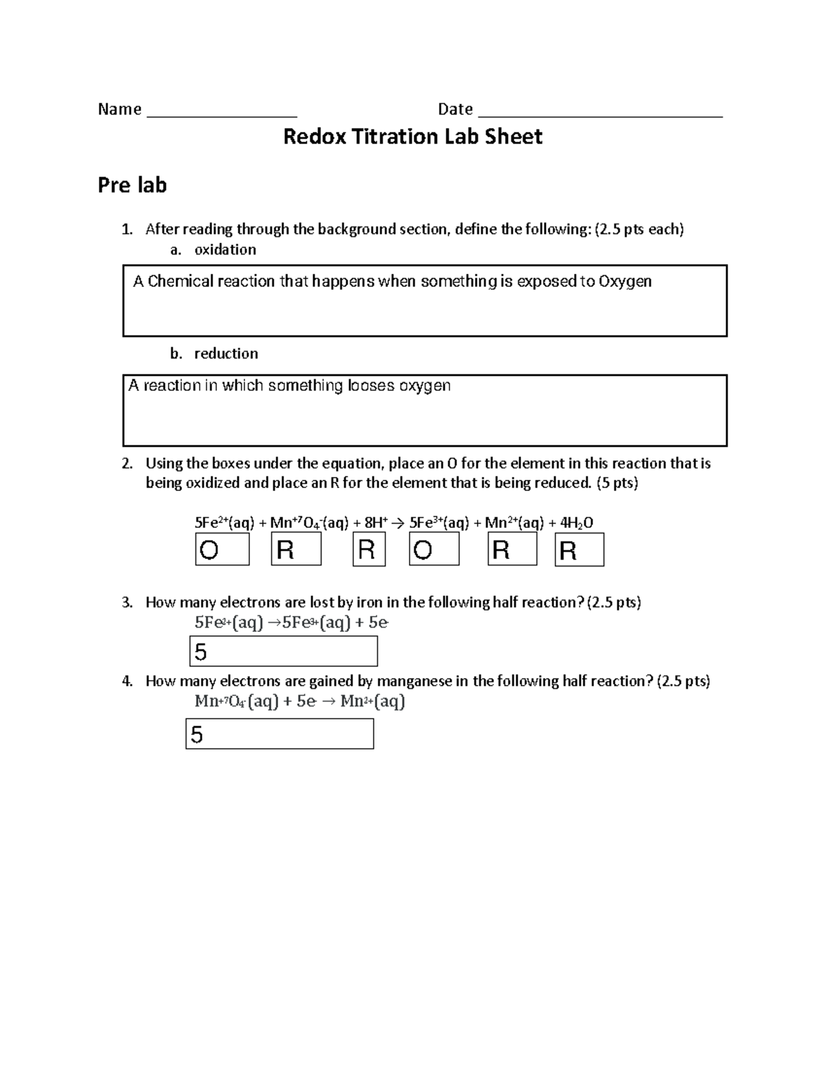 Kami Export - Redox+Titration+Lab+Sheet - Name ________________ Date