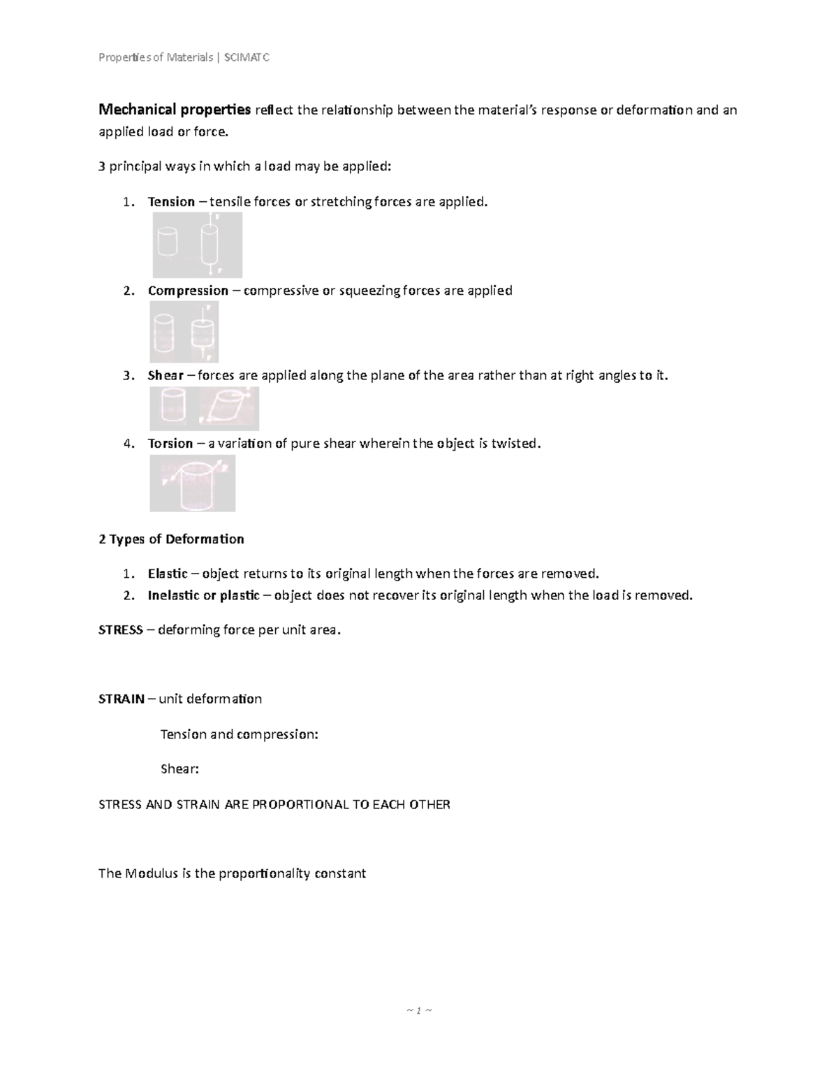 General Education Course on New Materials (Physics Track) - Properties ...