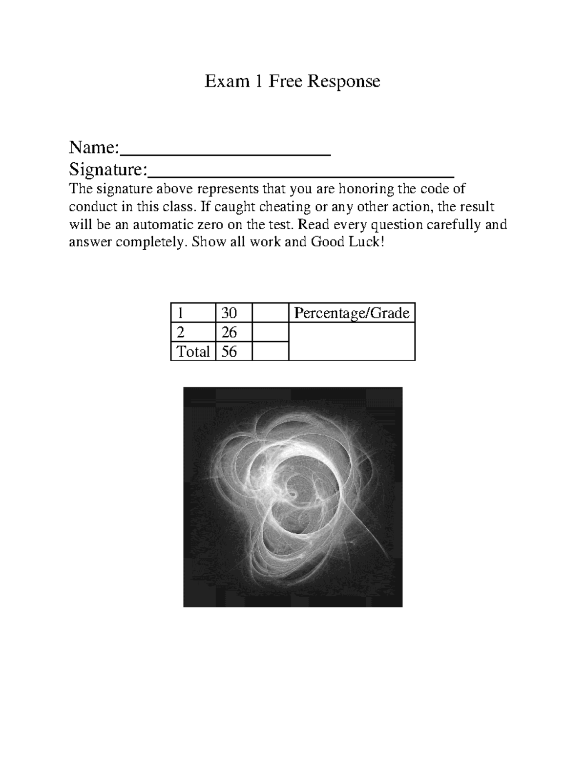 Exam 1 Free Response-1 - Exam 1 Free Response-1 - Exam 1 Free Response ...