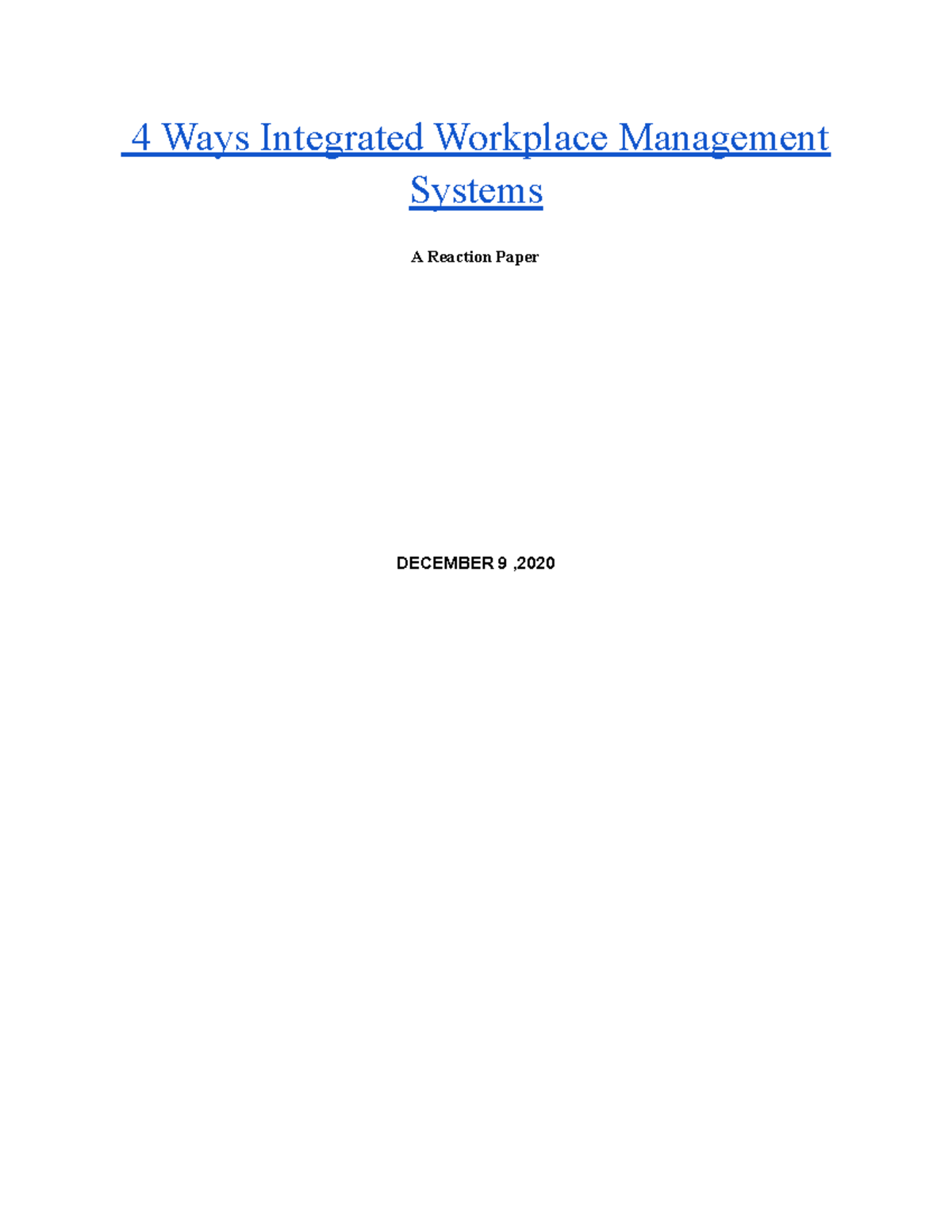 Workplace Management 4 - 4 Ways Integrated Workplace Management Systems ...