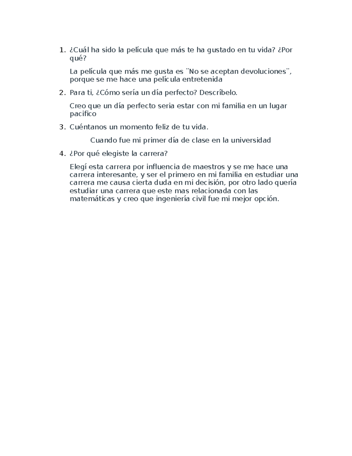 S01.s1 - Preguntas que conectan - ¿Cuál ha sido la película que más te ...
