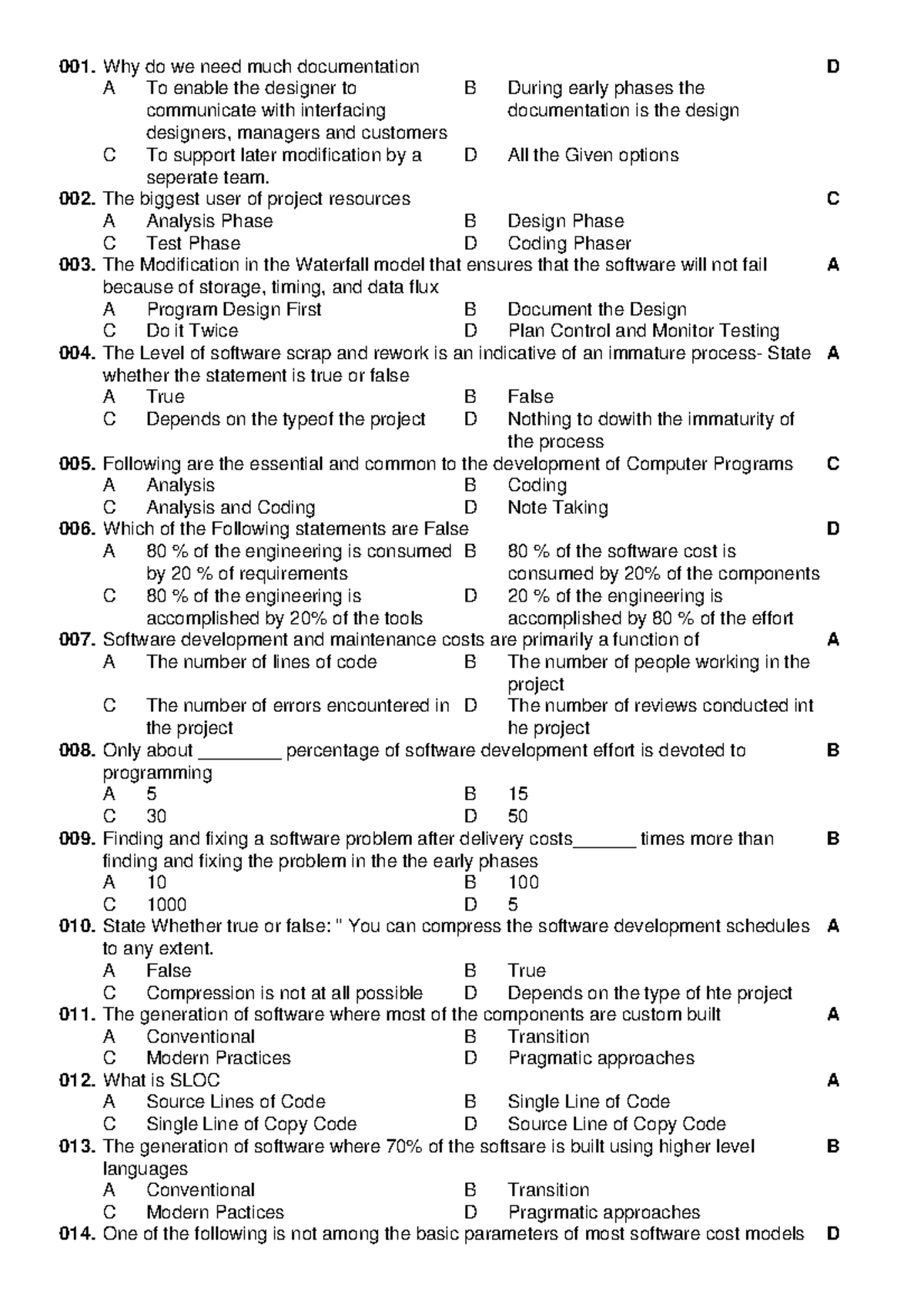 Software engineering 2-1 ' mid 1 -R2021053 - Why do we need much ...