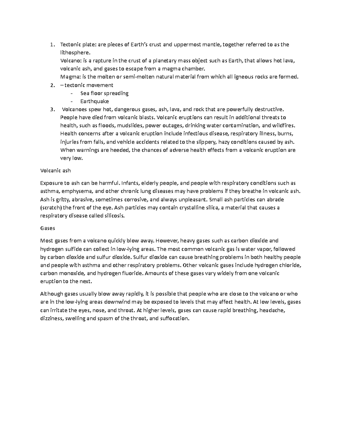 TISS742 ICE TASK 4 - Ice task 4 of the poe - Tectonic plate: are pieces ...