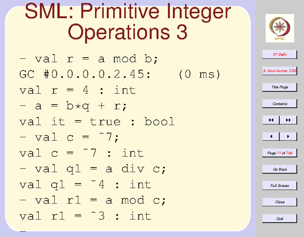 Introduction to Computer Science-8 - IIT Delhi S. Arun-Kumar, CSE Title ...