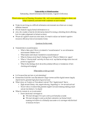 Lecture 15 - Professor Pan - Today’s Date: October 29th, 2020 No class ...