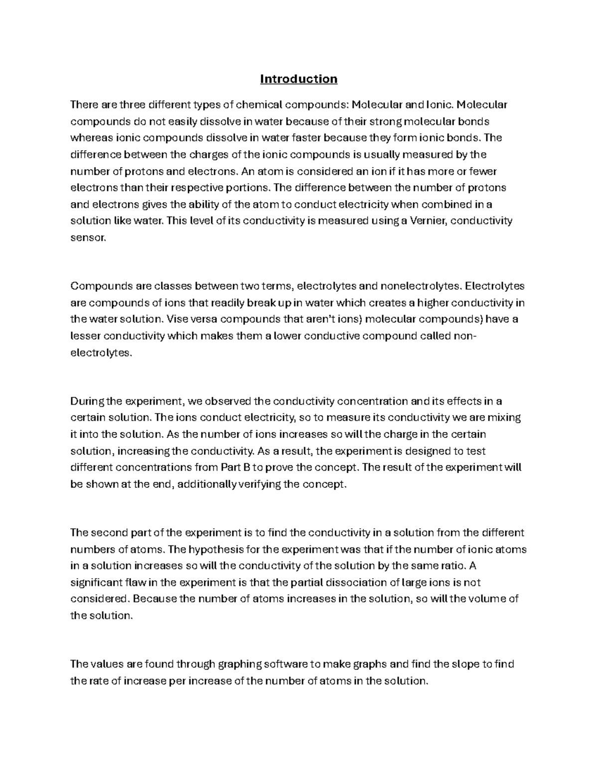 Chem lab 2 - This is the lab report from 2020-21 Don't copy and paste ...