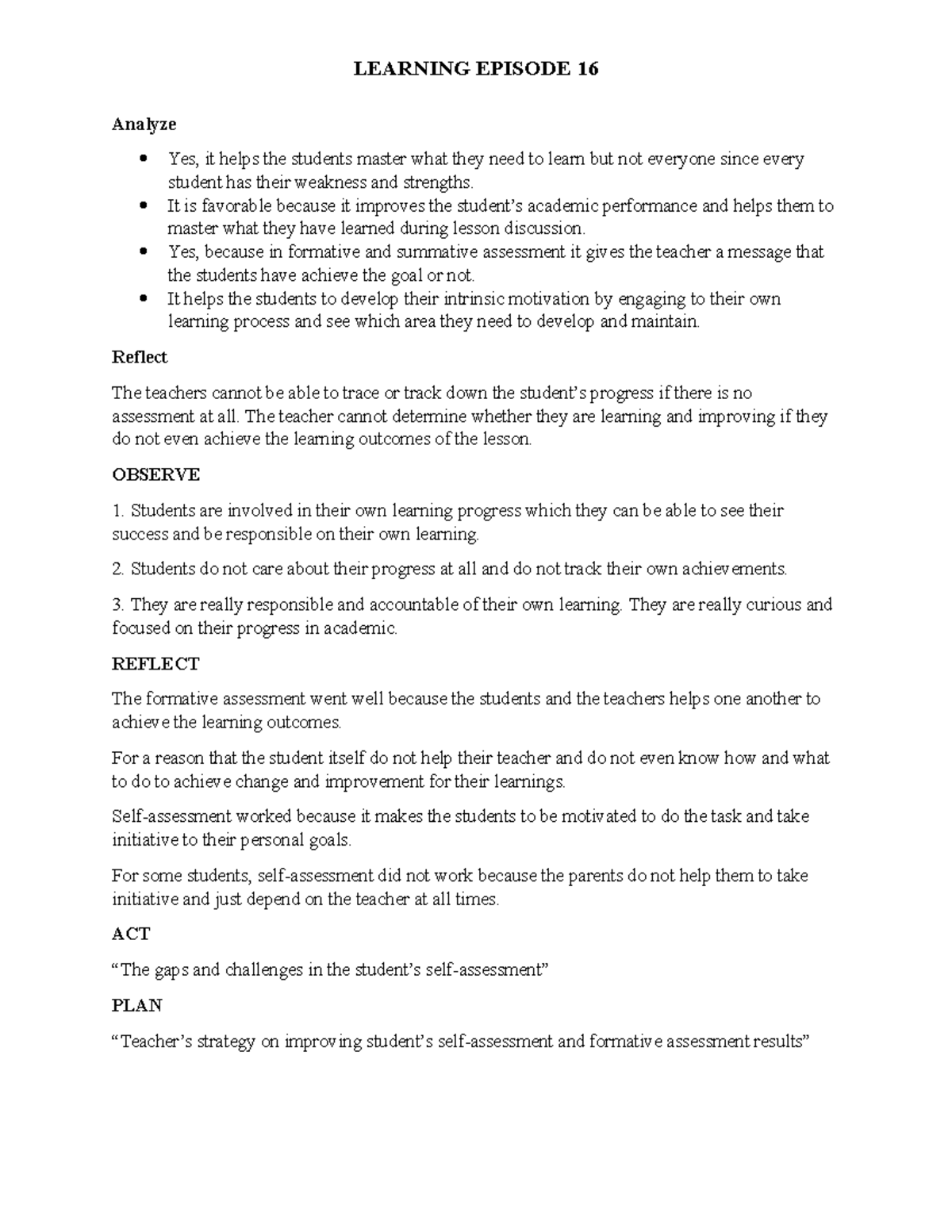 FS2-LE 16 Tana, Marian Andrea S - LEARNING EPISODE 16 Analyze Yes, it ...