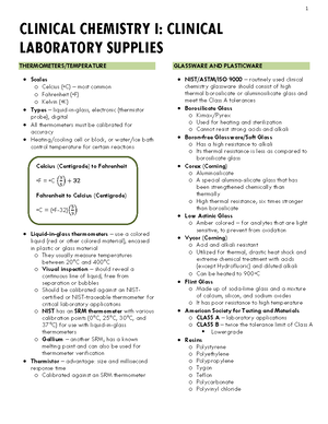 clinical chemistry lecture - Module 4: Lipid Determinations ...