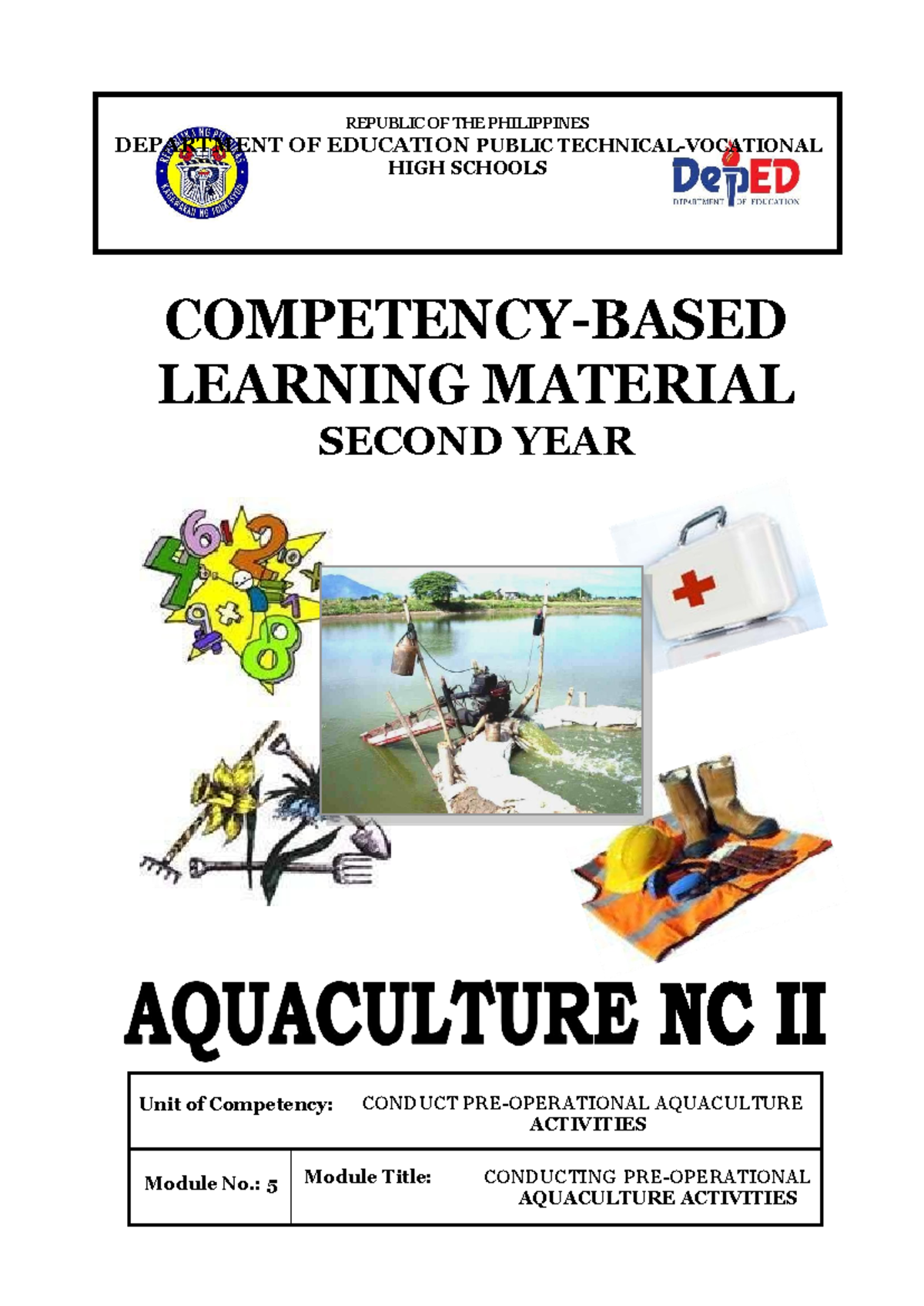 TVE 8 Aquaculture 4TH Quarter Module. - TABLE OF CONTENTS COMPETENCY ...