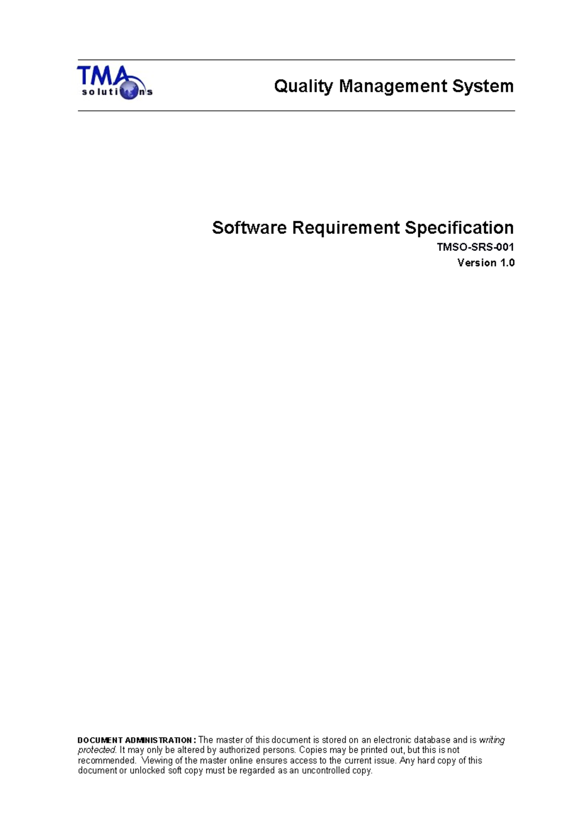 SRS Quan Ly Diem Sinh Vien - Quality Management System Software ...