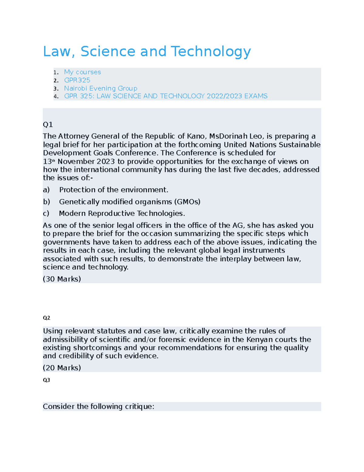 Law, Science and Technology - The Conference is scheduled for 13 th ...