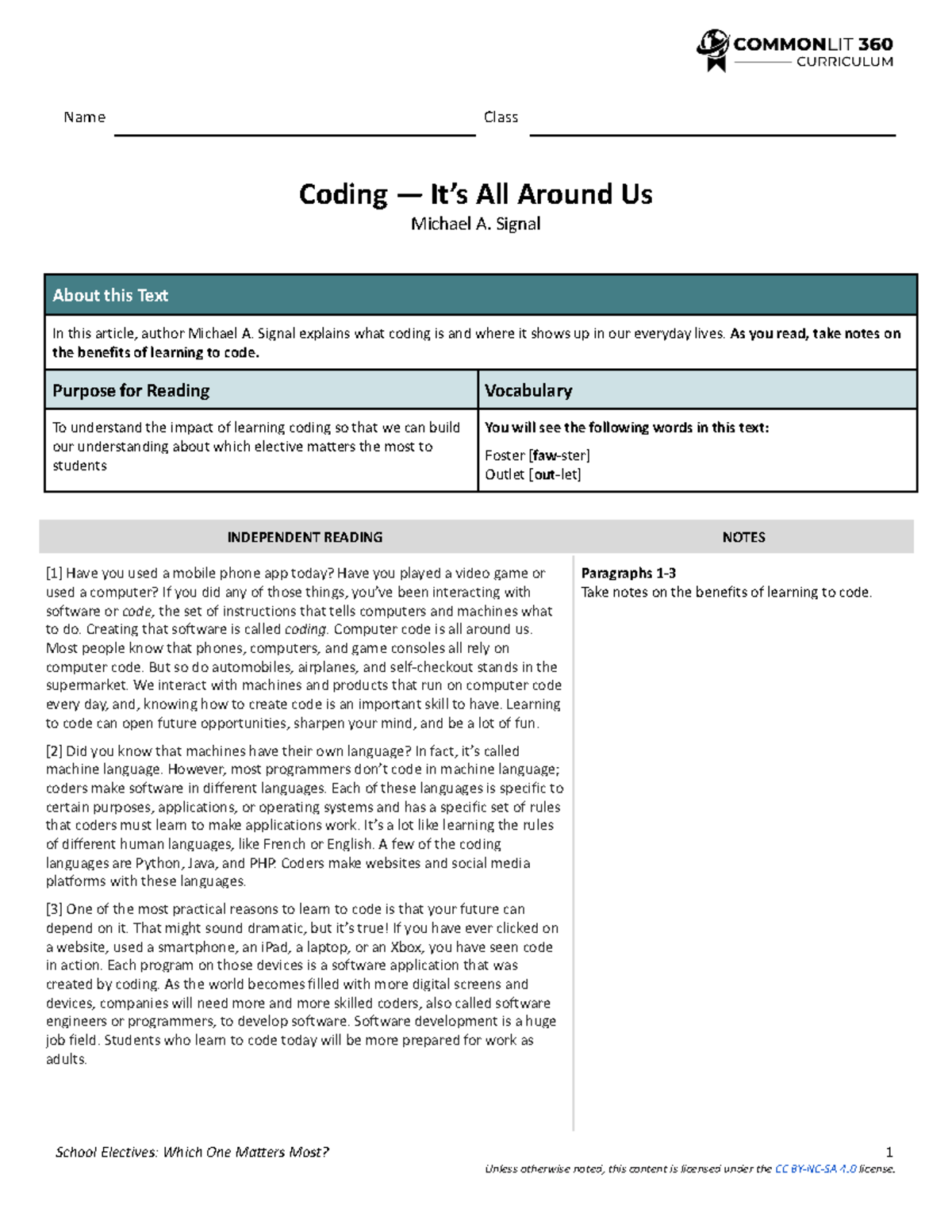 Argument Coding It S All Around Us Article Coding It S All