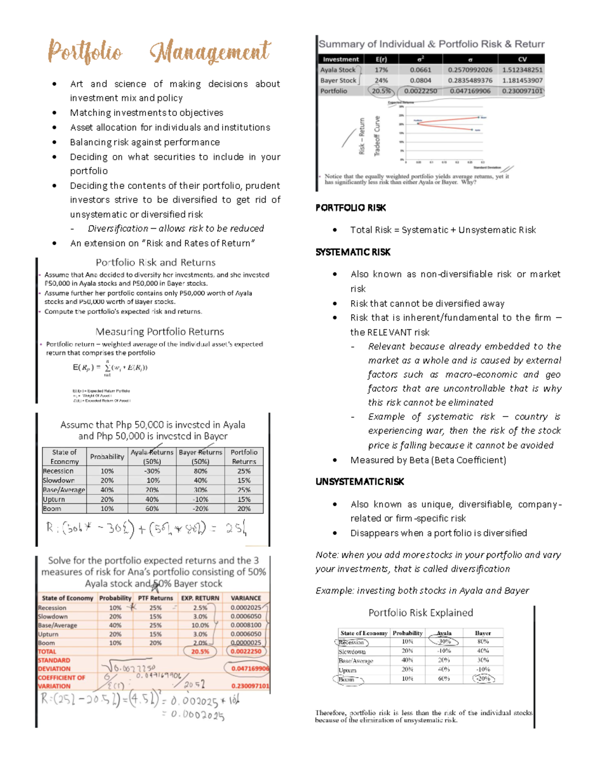 Portfolio-Management - Art and science of making decisions about ...