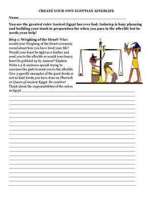 Designing Your Ancient Egyptian Pyramid - Throughout your life you've ...