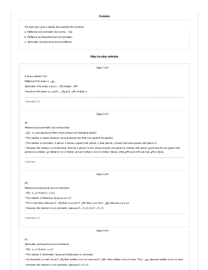 Solution for chapter 1 - Problem Write formal descriptions of the following sets. a. The set ...