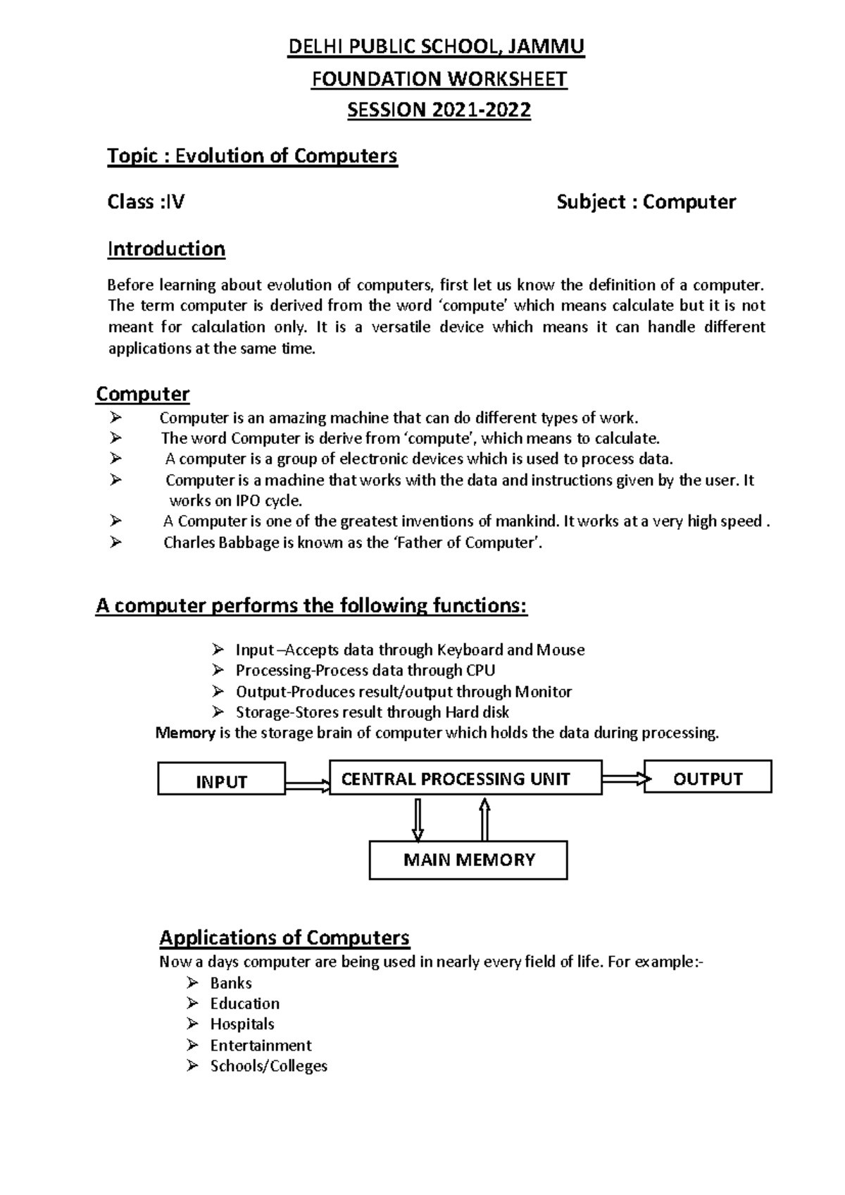 Evolution of computer - The term computer is derived from the word ...