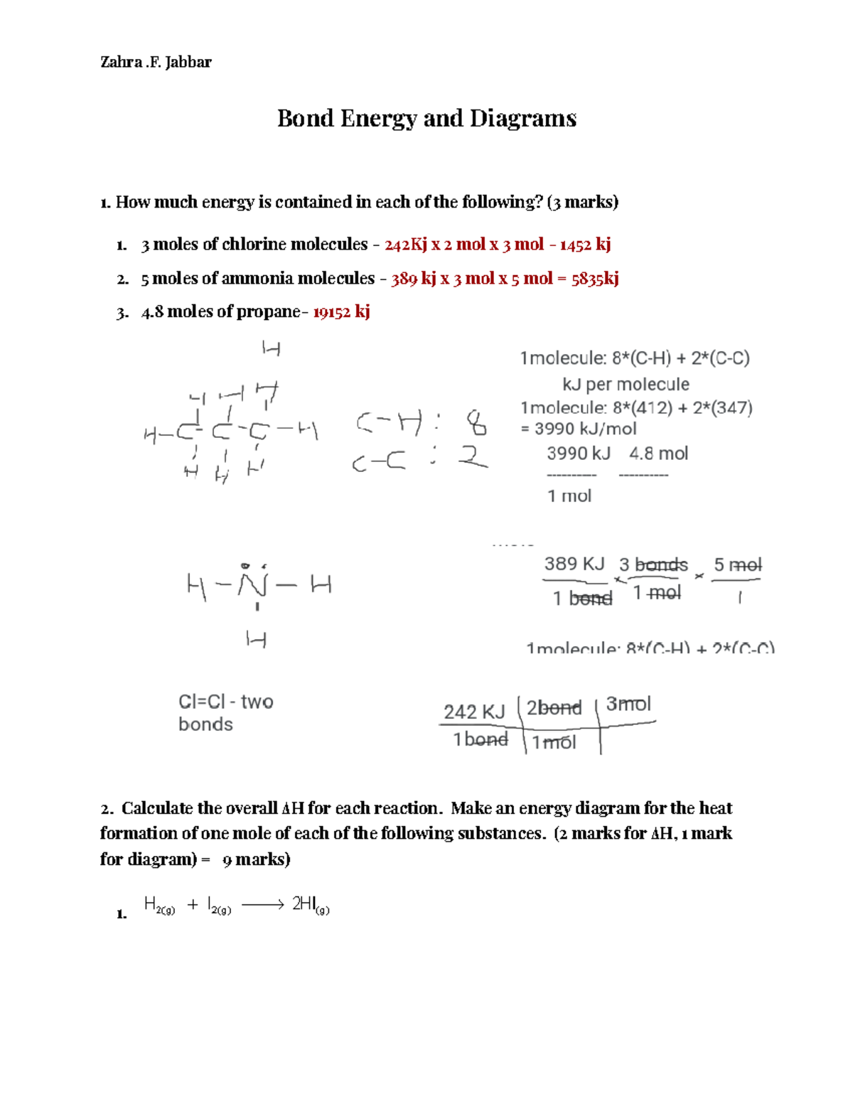 Bond Energy And Diagrams How Much Energy Is Contained In Each Of The bond-energy-and-diagrams-how-much-energy-is-contained-in-each-of-the