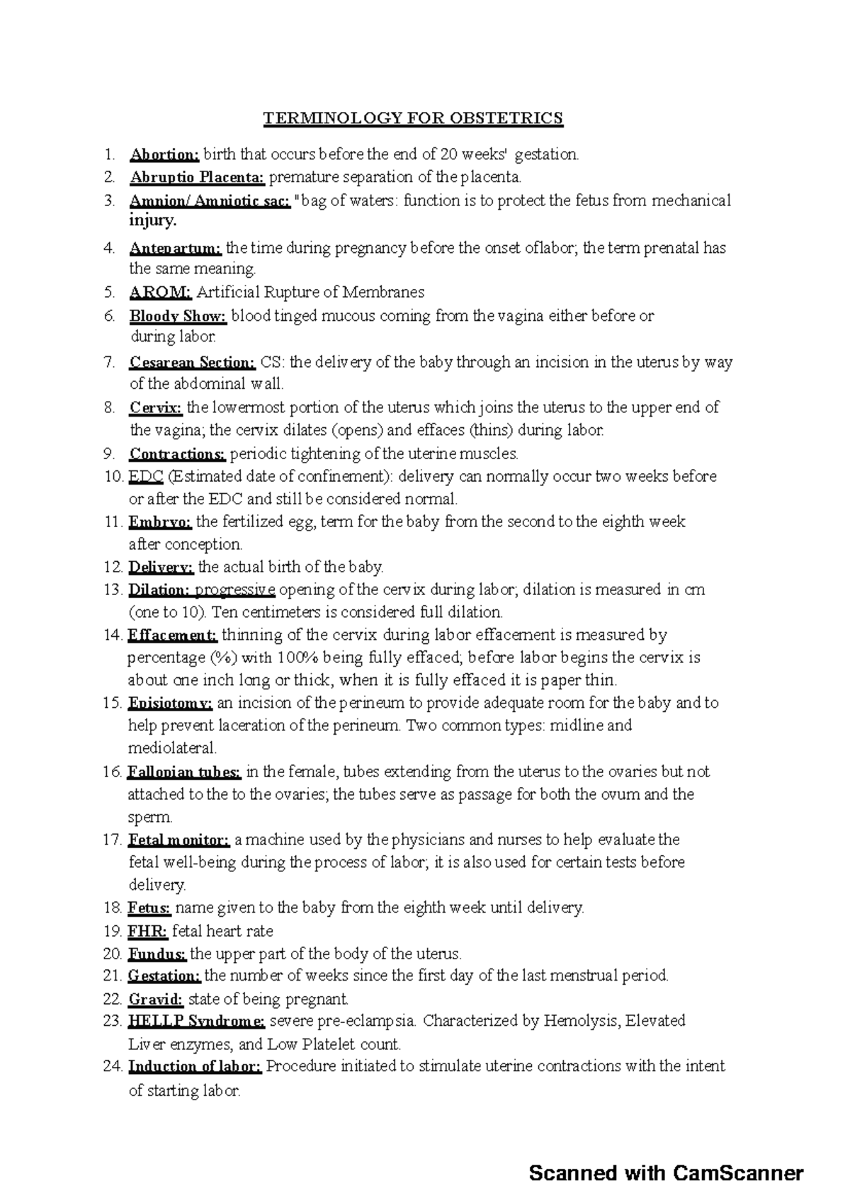 Obtermkey - OB Terminology Activity - Scanned with CamScanner ...