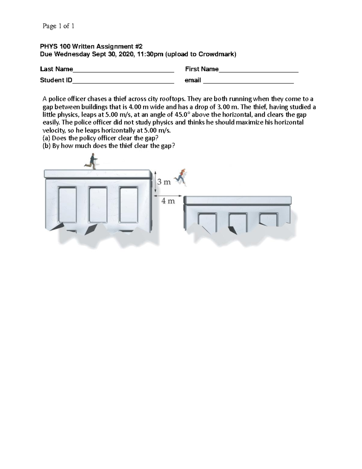 Written Assignment 02 - Practice Questions - Page 1 of 1 PHYS 100 ...