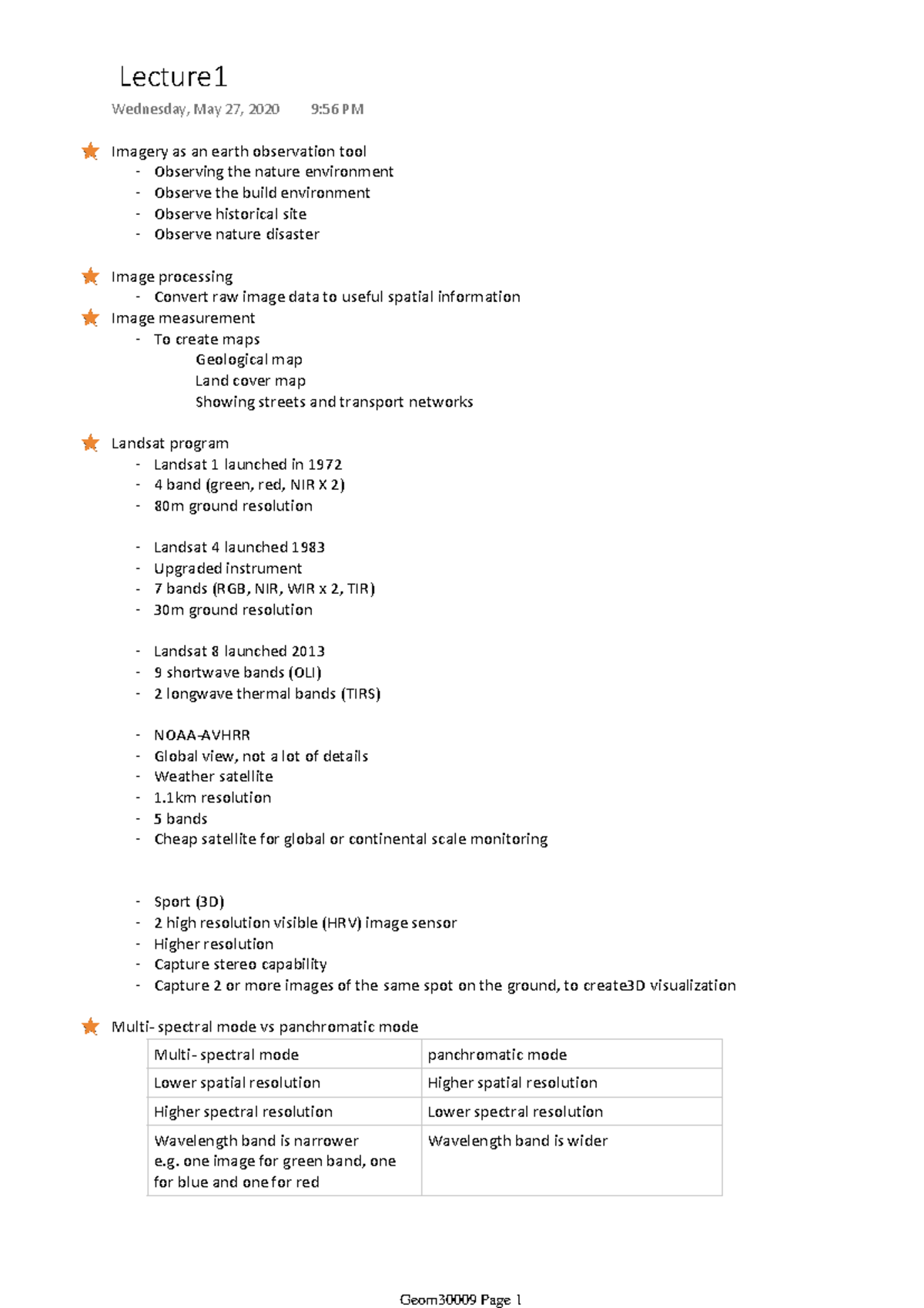 Geom30009 Lecture 1 2 Warning Tt Undefined Function 32 Observing The Nature Environment