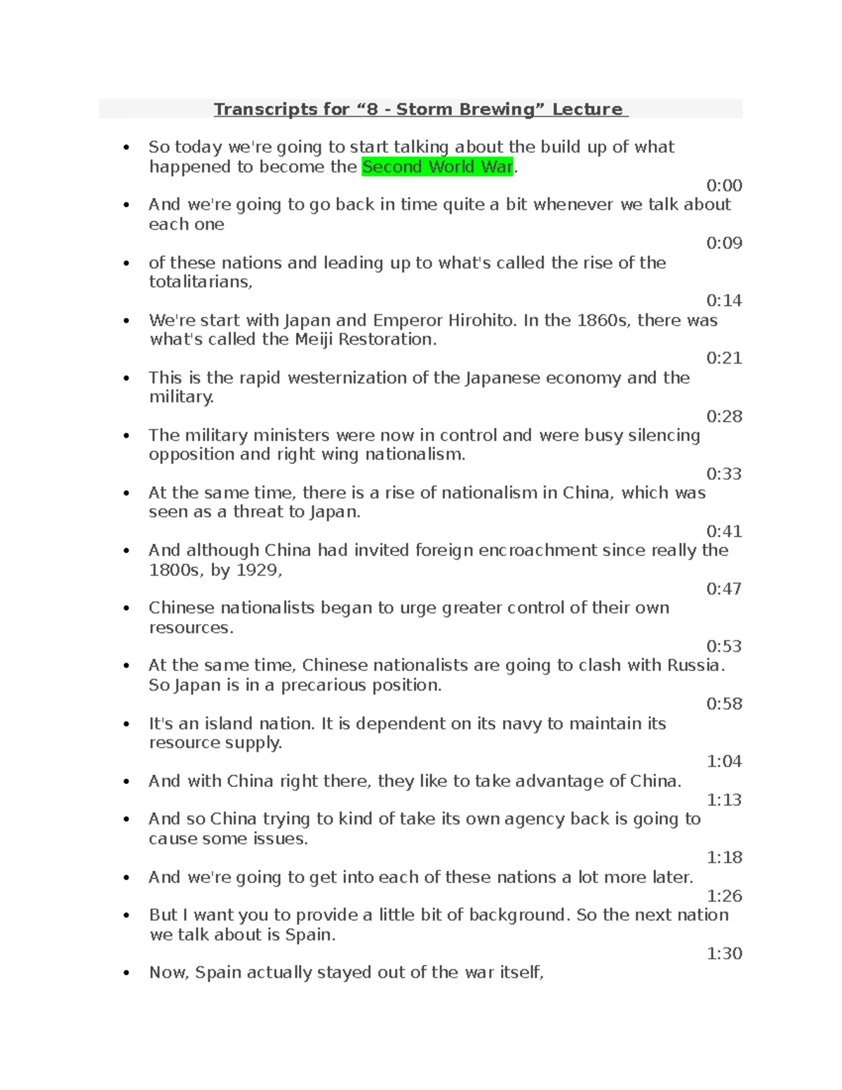 8 - Storm Brewing - Transcripts FOR Lecture - Transcripts for “8 ...