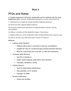 EH notes by mu - Ethical hacking - Ethical hacking and forensic - Studocu