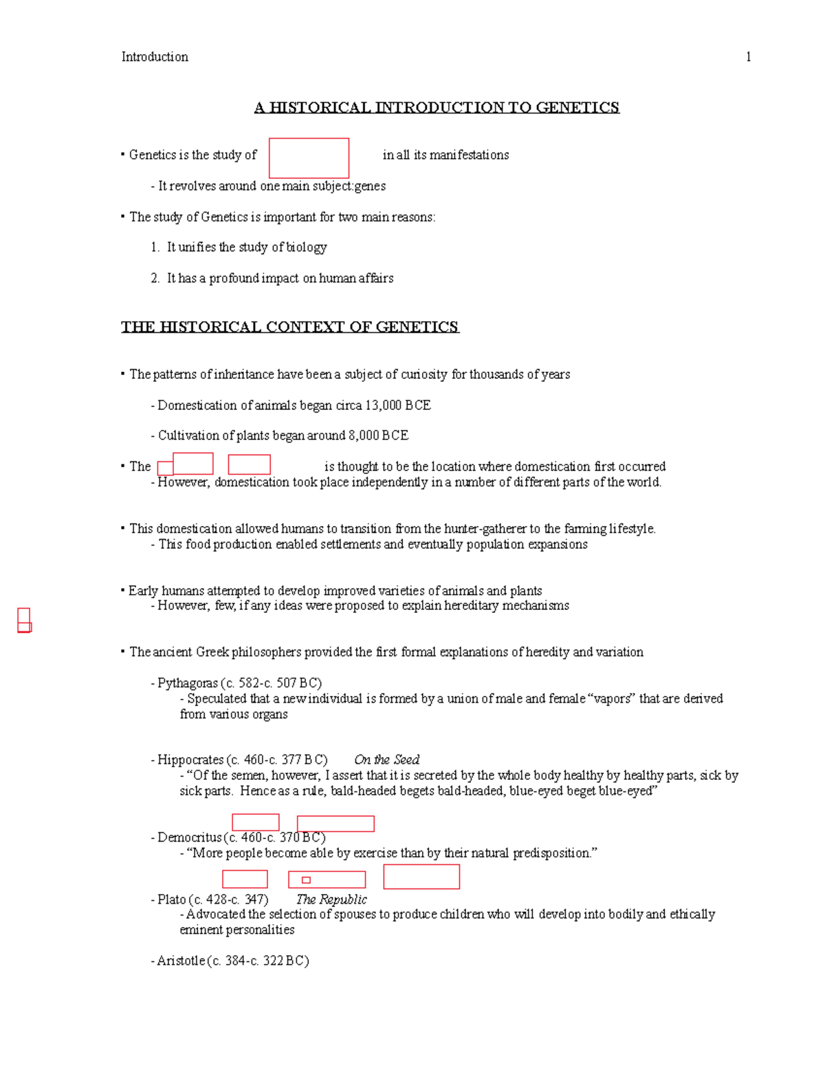 PCB3063-Sec799 Historical Introduction - A HISTORICAL INTRODUCTION TO ...