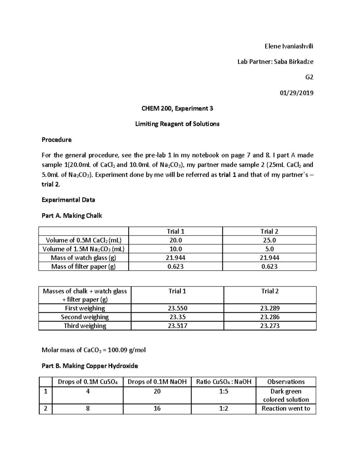 Experiment 3 Report Warning Tt Undefined Function 32 Warning Tt Undefined Function 32