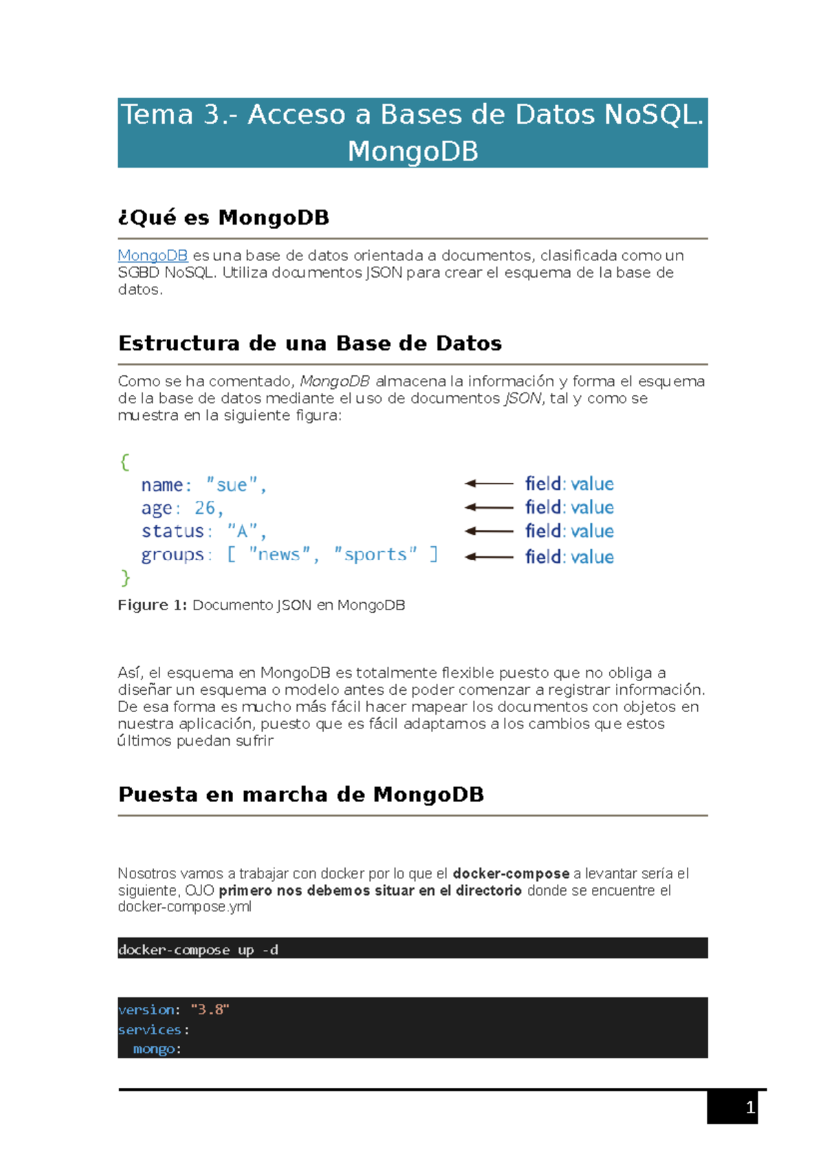 Tema 3 Acceso A Bases De Datos No Sql Mongo Db Tema 3 Acceso A Bases De Datos Nosql 6566