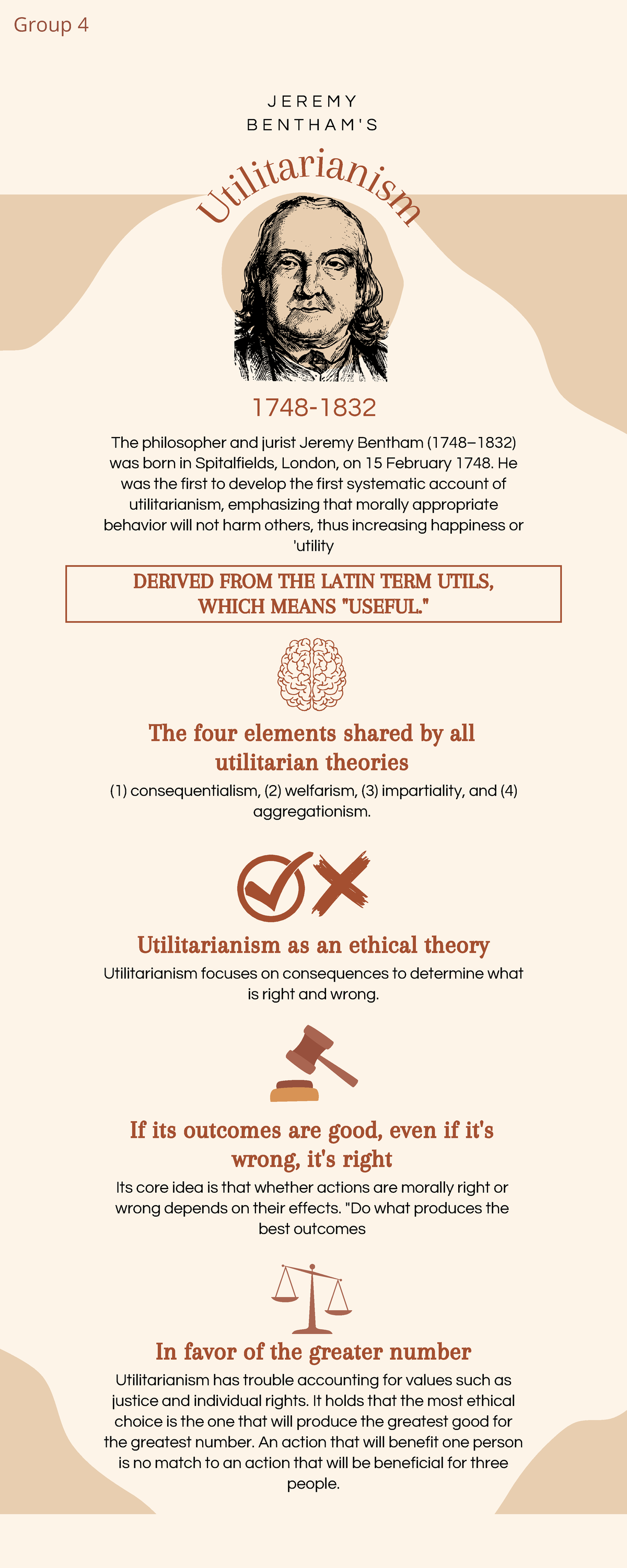 Utilitarianism - hope this helps - DERIVED FROM THE LATIN TERM UTILS, WHICH MEANS - Studocu