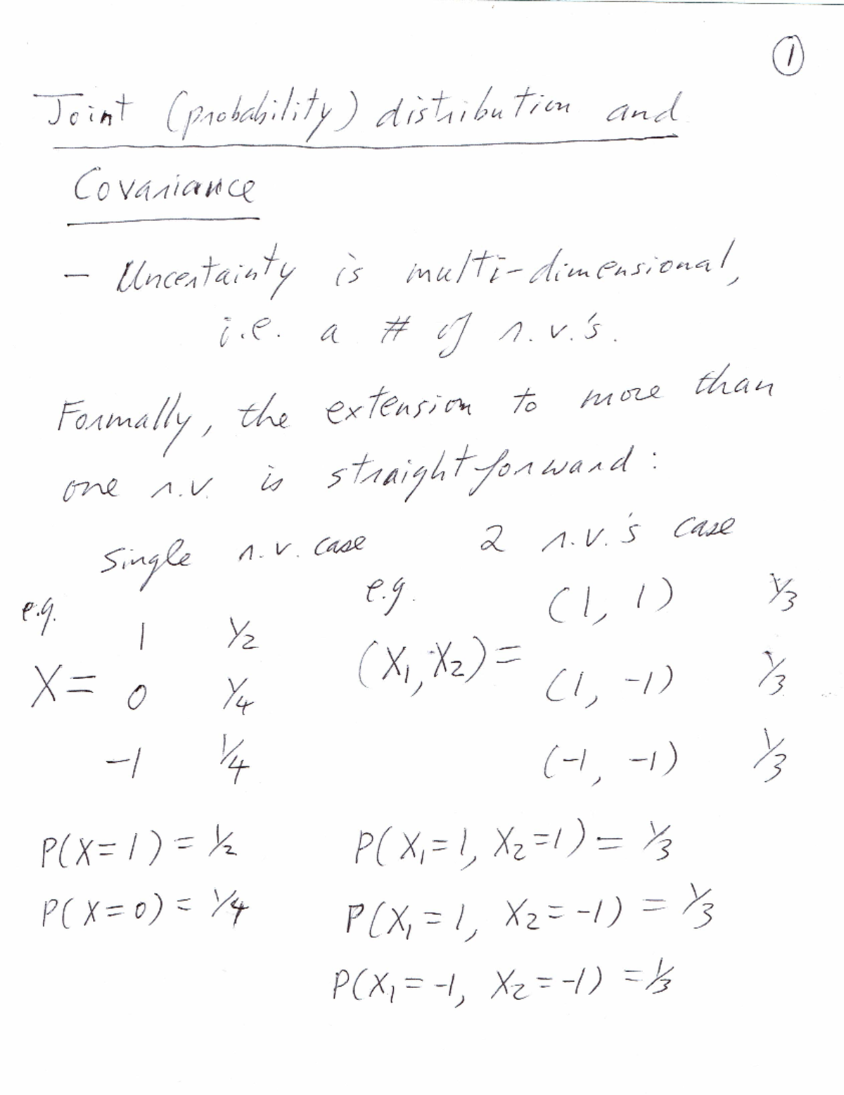 4000.joint.distribution.and.covariance(1) - Joint (probability) distribution and Covaniance ...