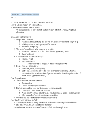 Ps6 econ101 - ec101 problem set 6 koskinen - Multiple choice questions ...