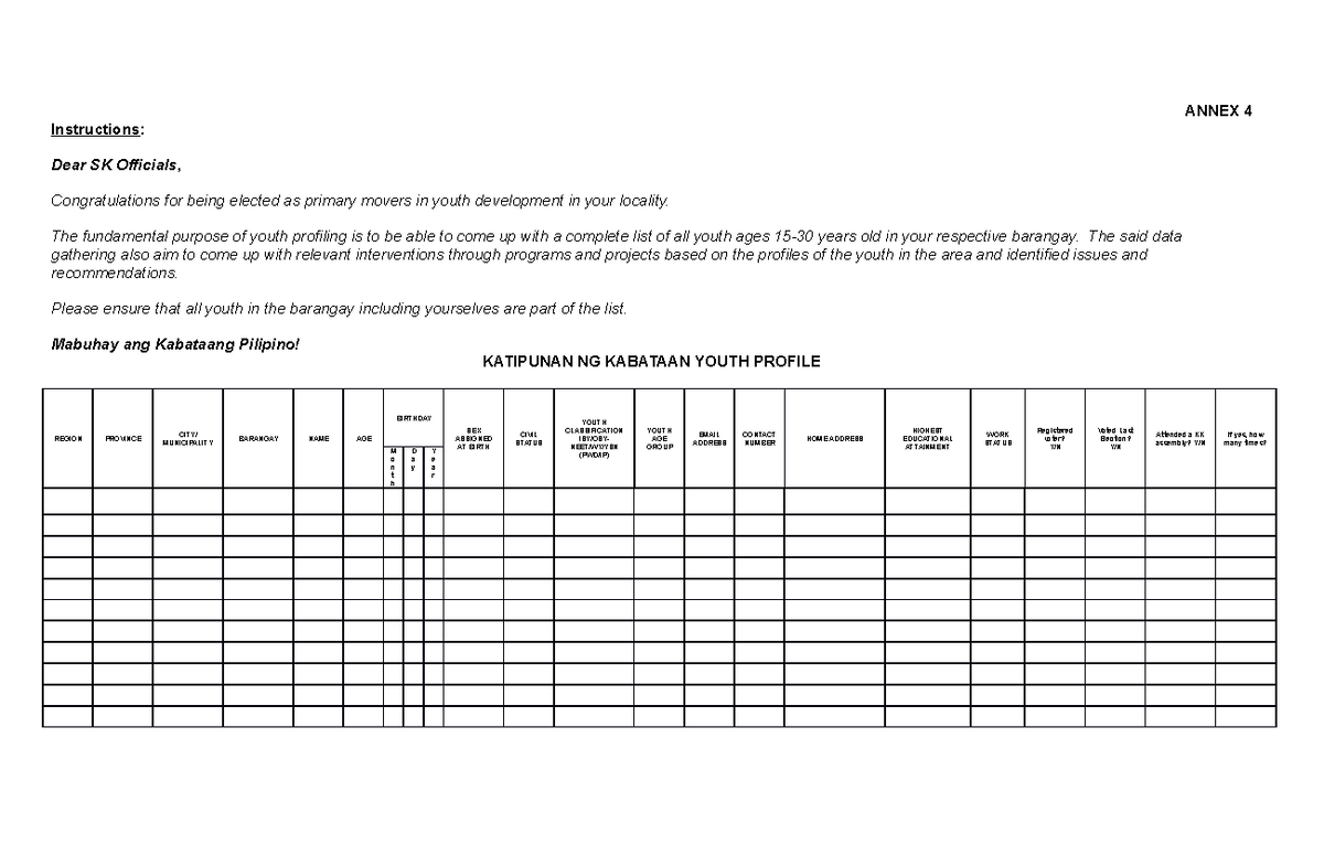 Annex 4 Word Format - good - ANNEX 4 Instructions: Dear SK Officials ...