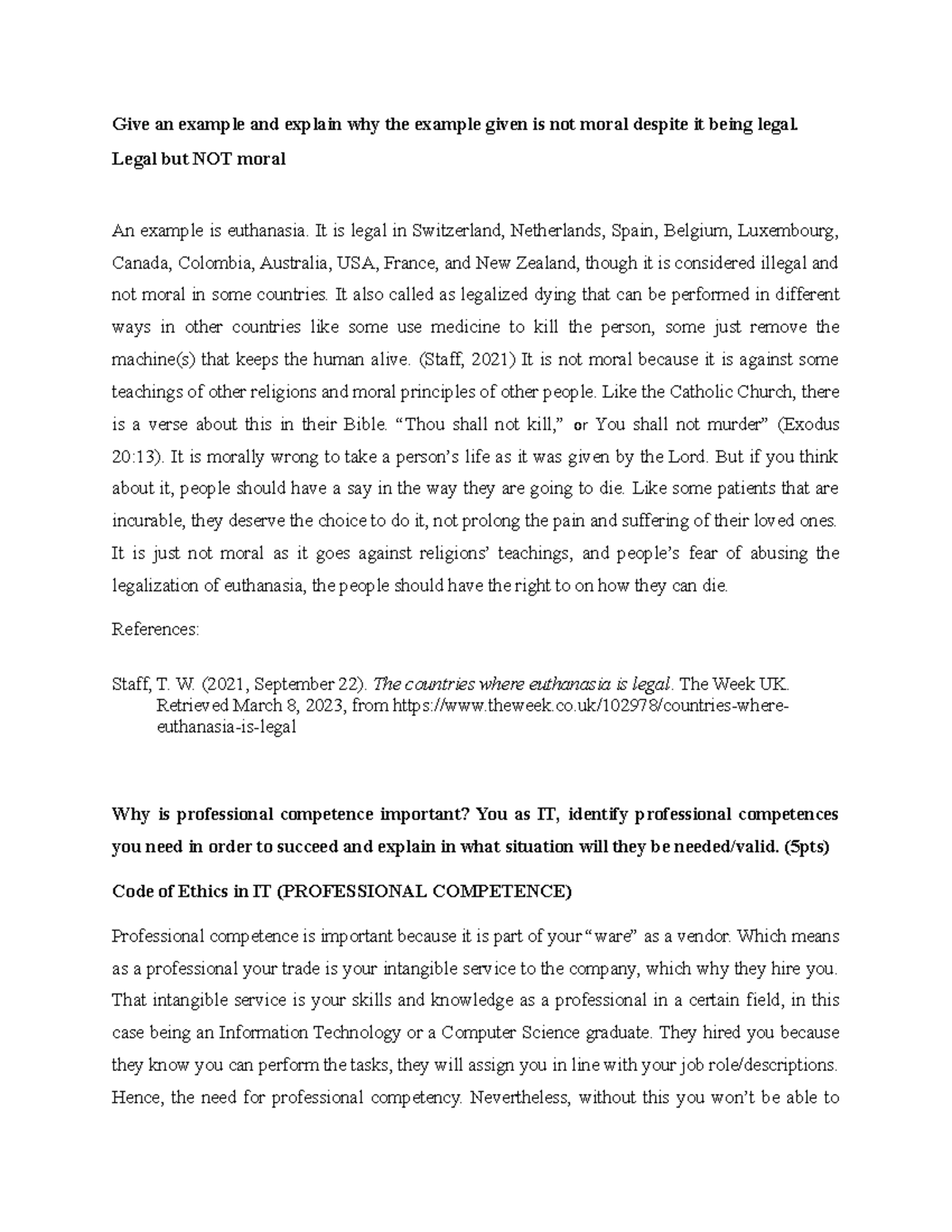 Forms S-ITCS329 BCS31 Social Issues AND Professional Practice 2nd Sem ...