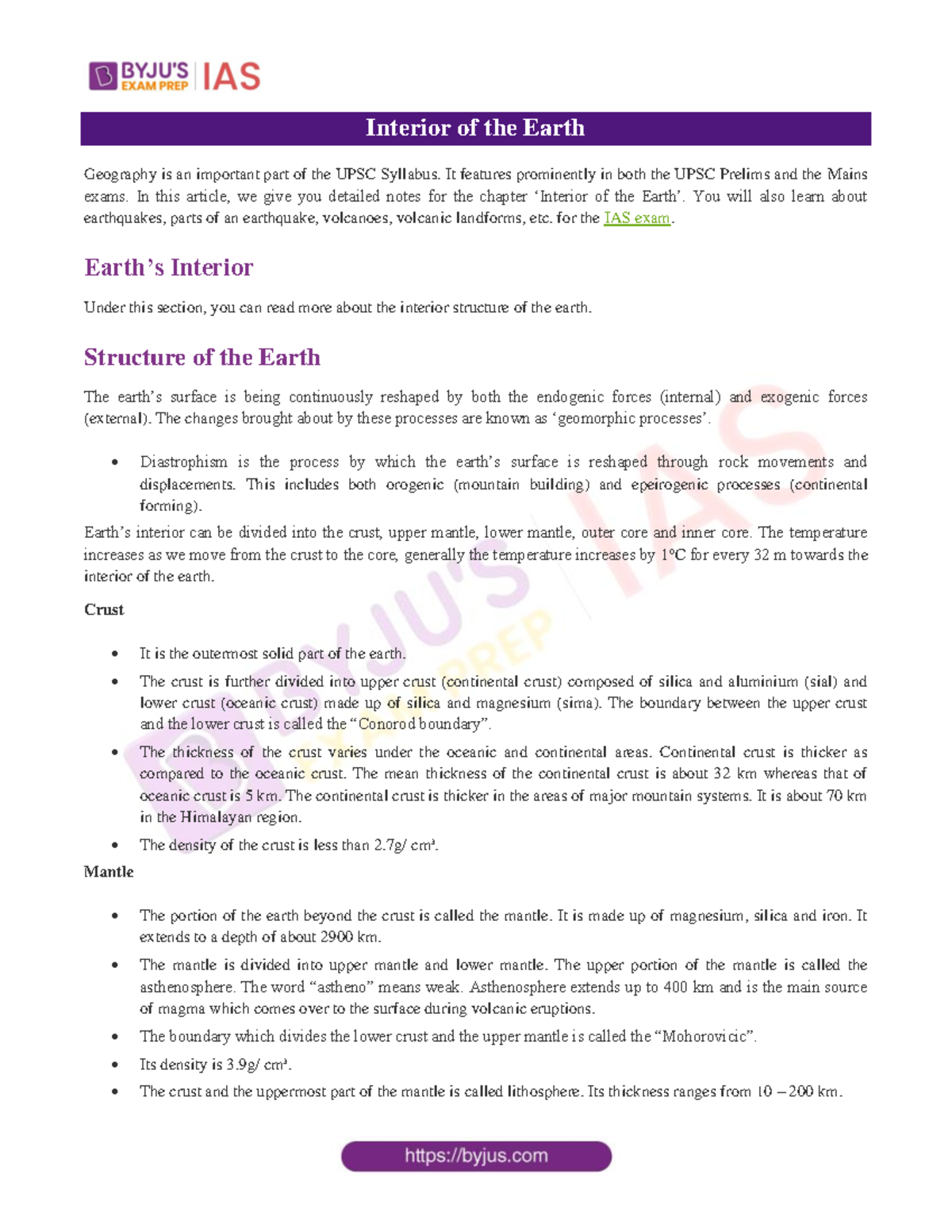 Interior of the Earth - Ovkcgk it, tj, j, jf jg gk tk kg it ky ...