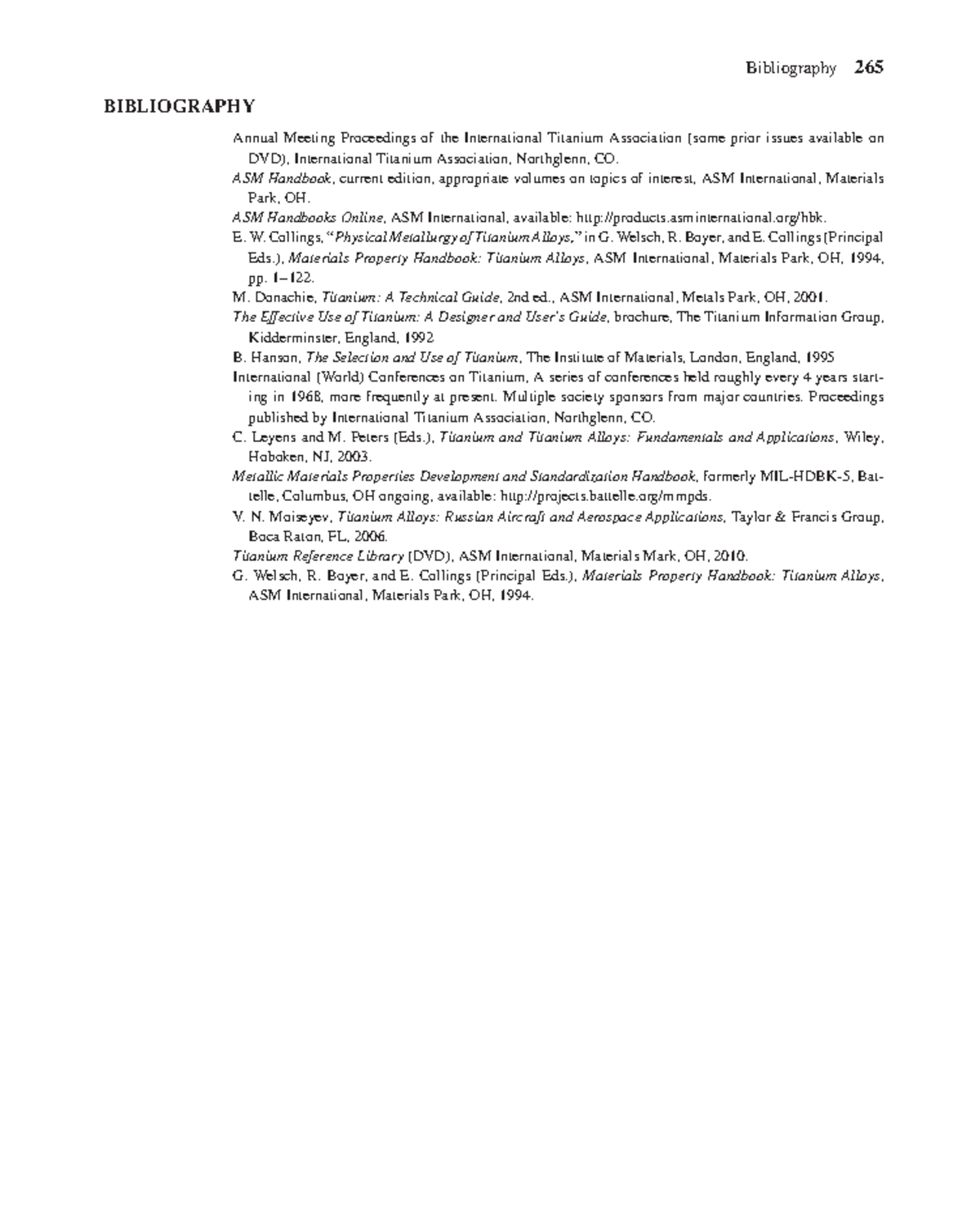 Mechanical Engineers Materials - Bibliography 265 BIBLIOGRAPHY Annual ...