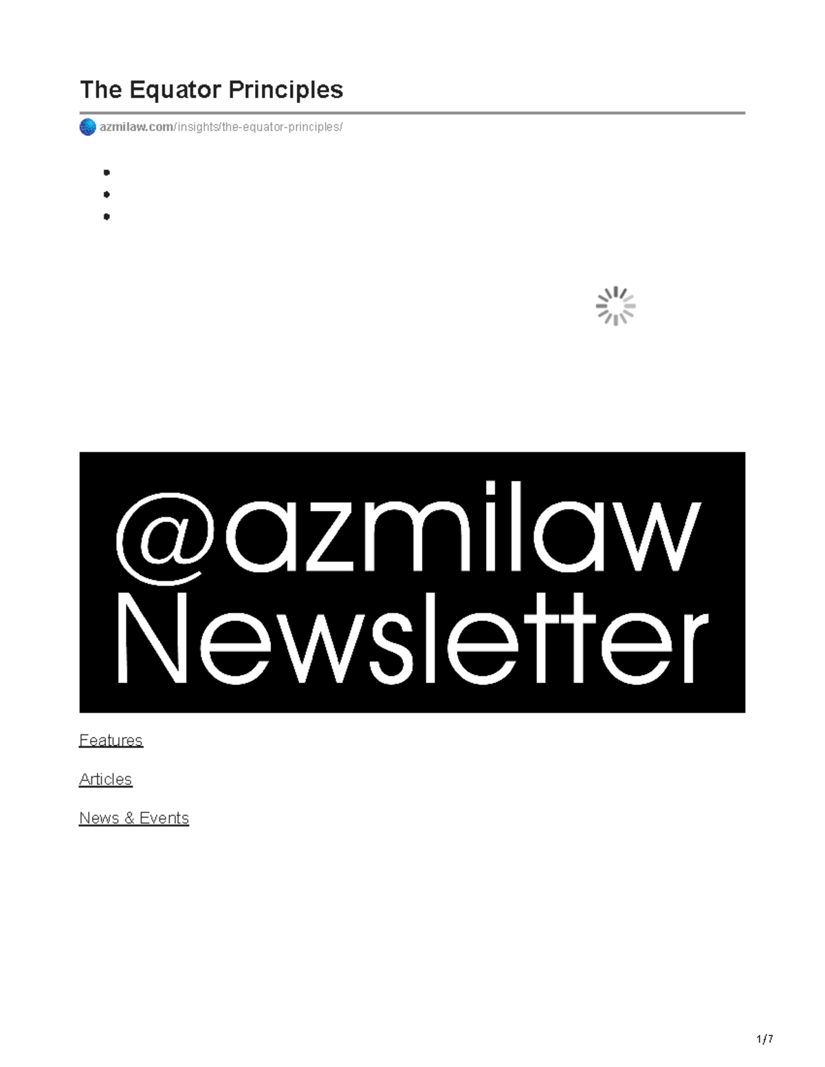 Azmilaw.com-The Equator Principles - The Equator Principles azmilaw ...