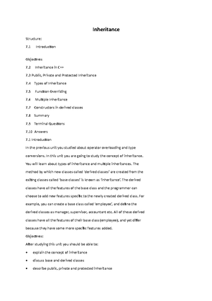 Object oriented programming - c++ - Files - Files Structure: 11 Introduction Objectives 11 ...