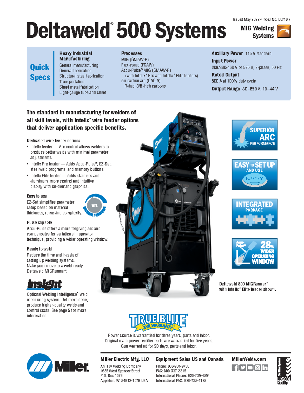 DC167 Deltaweld 500 Systems English - Deltaweld ® 500 Systems MIG ...