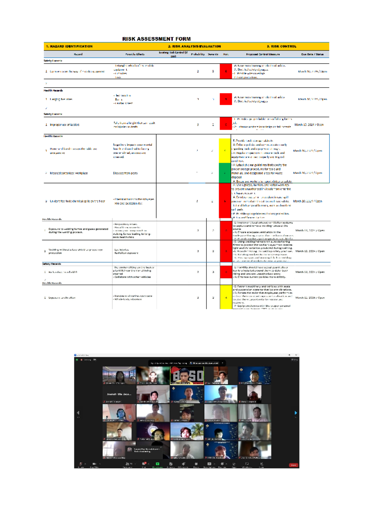 Hazard Identification, Risk Assessment, and Control - Safety Management ...