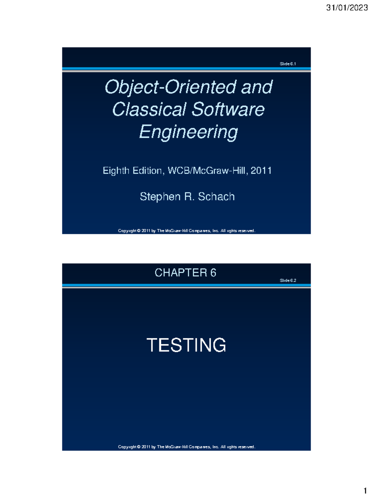 Se8 ch06 v05 - ssssaddsa - Slide 6. Copyright © 2011 by The McGraw-Hill ...