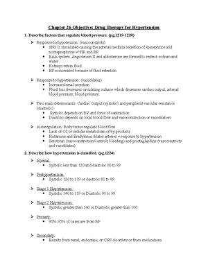 Chapter 17 Objective - Chapter 17 Objective: Drug Therapy With ...