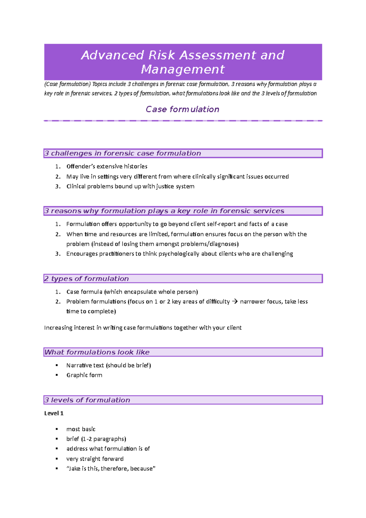 Advanced Risk Assessment and Management - Advanced Risk Assessment and ...